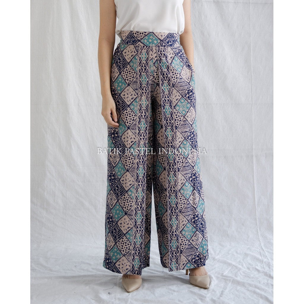 Jual Celana / Kulot Batik Cap Bahan Katun atau Tenun - Batik Pastel ...