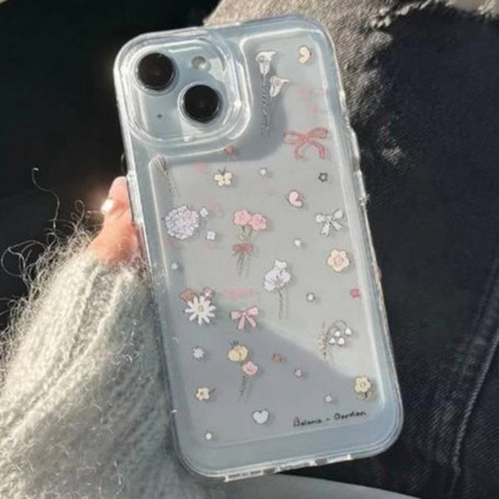 Jual Busur dan karangan bunga transparan soft case hp Iphone 16 PRO MaX ...