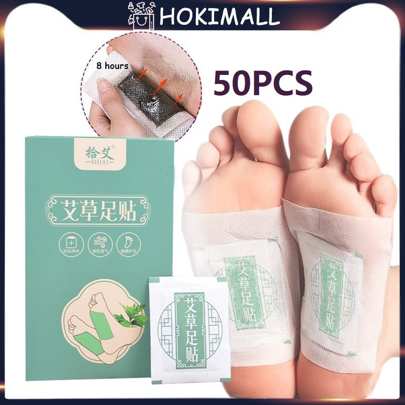 Jual 50PCS Koyo kaki Apsintus/Detox Foot Patch/Koyo Kaki Wormwood ...