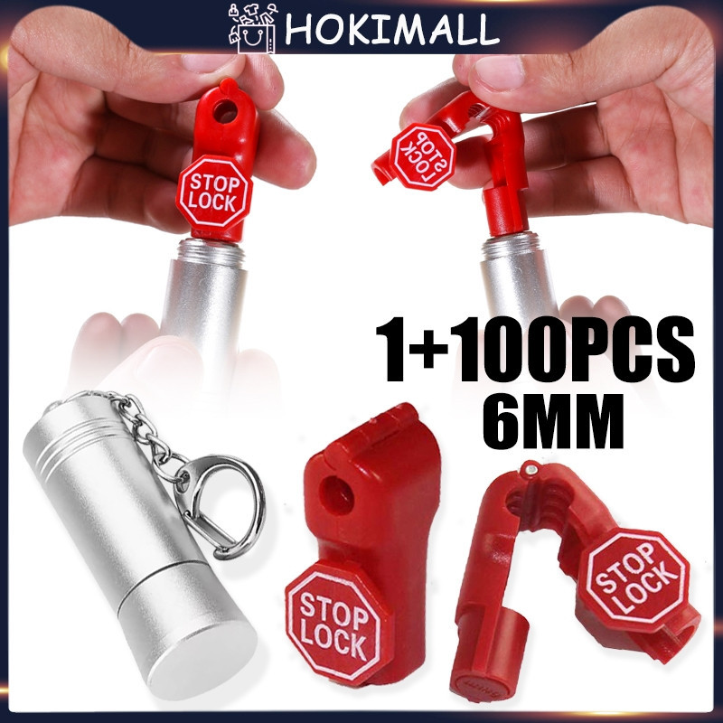 Jual 1+100pcs Paket Stop Lock Security Display / Kunci Ram Magnet ...