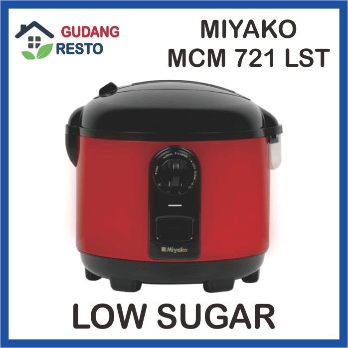 Jual COD MIYAKO MCM 721 LST MAGICCOM LOW SUGAR LOW CARBO RICECOOKER ...