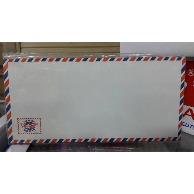 Jual AMPLOP PUTIH AIRMAIL 11X23CM ADA PEREKAT | Shopee Indonesia