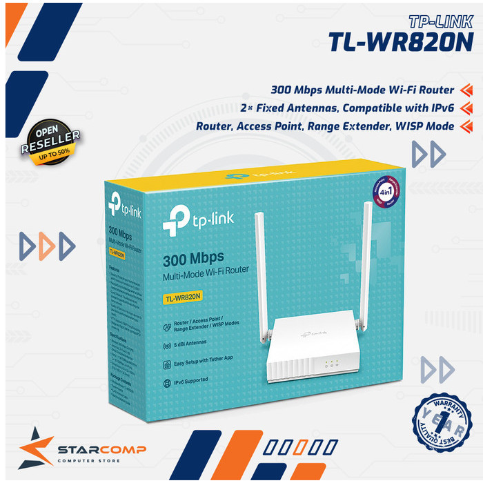 Jual TP-Link TL-WR820N 300 Mbps Multi-Mode Wi-Fi Router | Shopee Indonesia