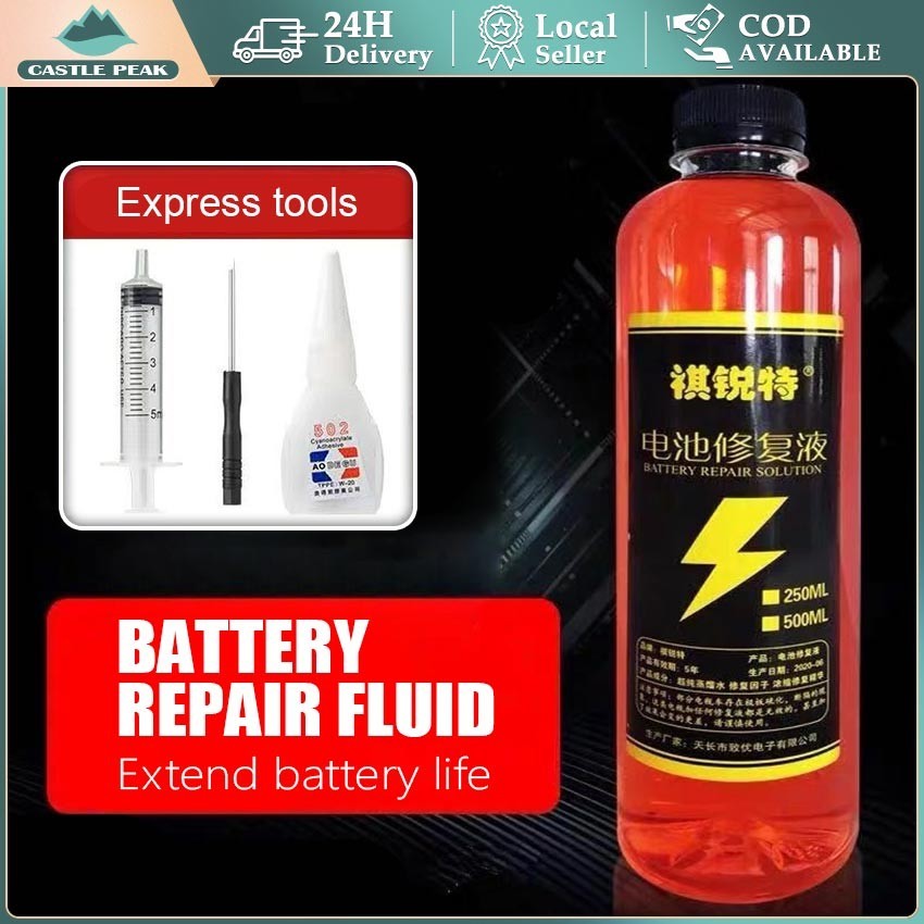 Jual 500ml Cairan Perbaikan Baterai Cairan Baterai Solusi Air ...