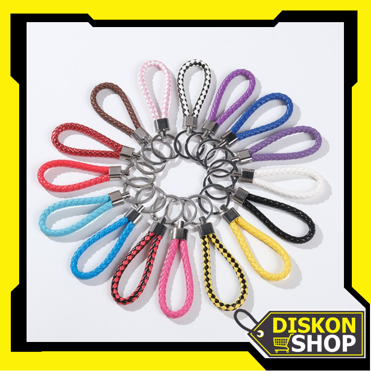 Jual Diskon Shop - 6233 Keychain Braided / Tali Kunci dengan Motif ...