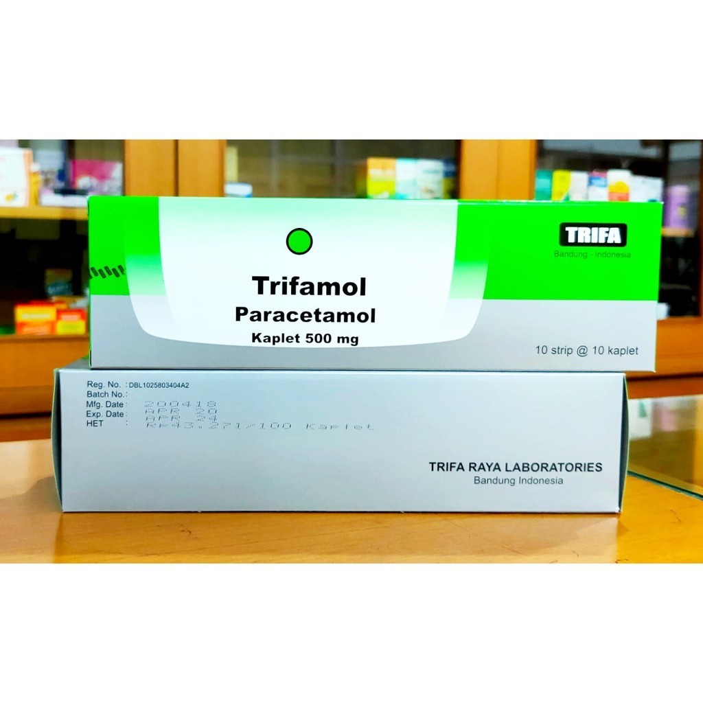 Jual TRIFAMOL Tablet 1 Box 10 Strip Paracetamol | Shopee Indonesia