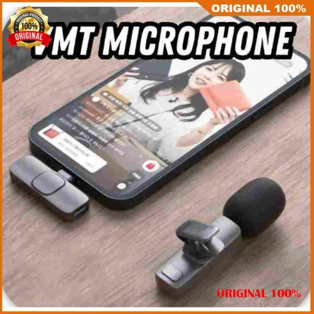 Jual VMT Microphone Mic Wireless HP Portable 100% ASLI ORIGINAL ...