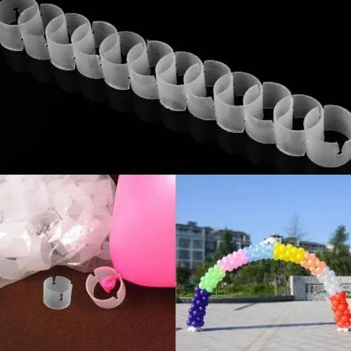 Jual Klip Balon Bentuk Flower Clip Anulus Balloon Pengait Rangkai ...