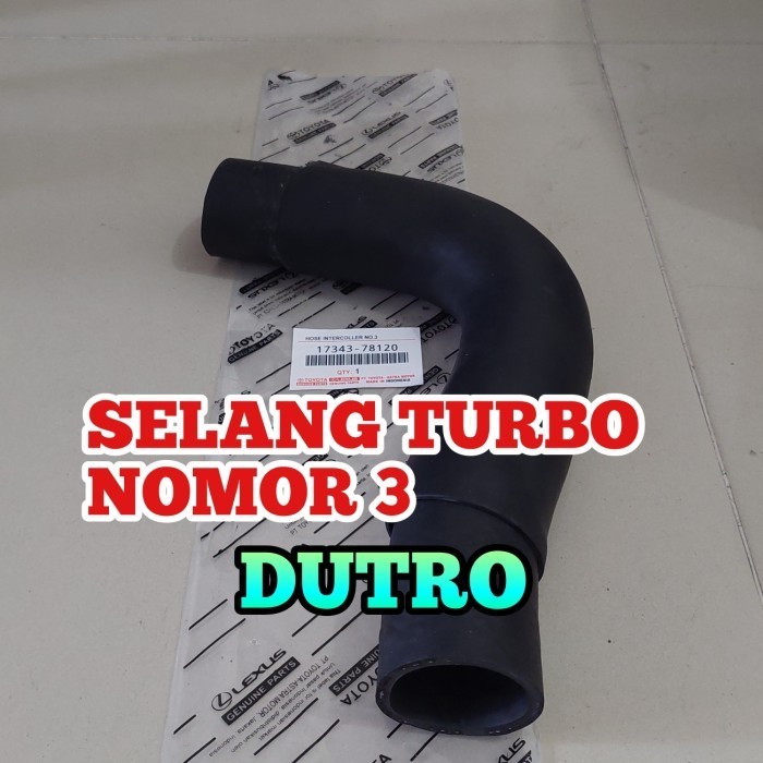 Jual Selang turbo Nomor 3 Dutro 17343-78120 dhmobil | Shopee Indonesia