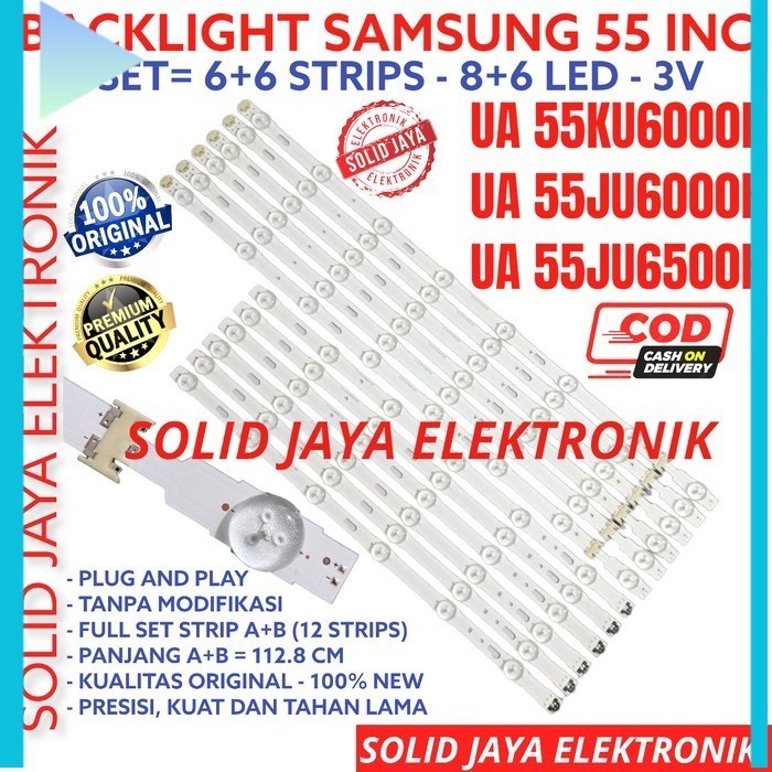 Jual BACKLIGHT TV LED SAMSUNG 55 IN 55KU6000K 55JU6000K 55JU6500K LAMPU BL | Shopee Indonesia