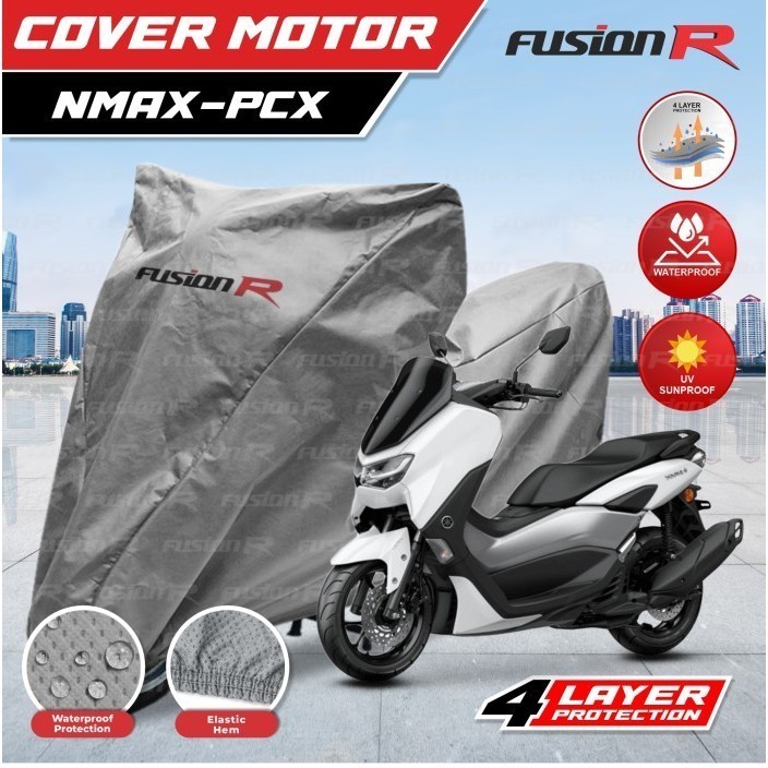 Jual Fusion R Cover Sarung Motor Yamaha Nmax 4 Layer Waterproof ...