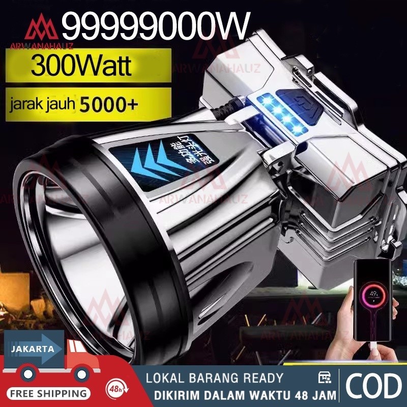 Jual LED Headlamp 500Watt Penerangan terus menerus selama 800 jam senter super terang lampu ...