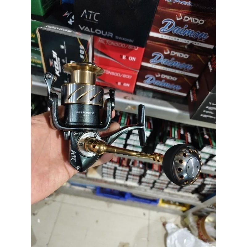Jual Reel pancing atc valour SW 4000 h power handel pancing | Shopee ...