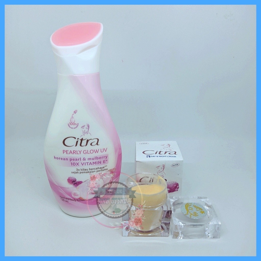 Jual Raka Kosmetik _ Paket 2 IN 1 CITRA - CITRA BODY LOTION PEARLY UV 120ml Dan Cream Citra Day ...