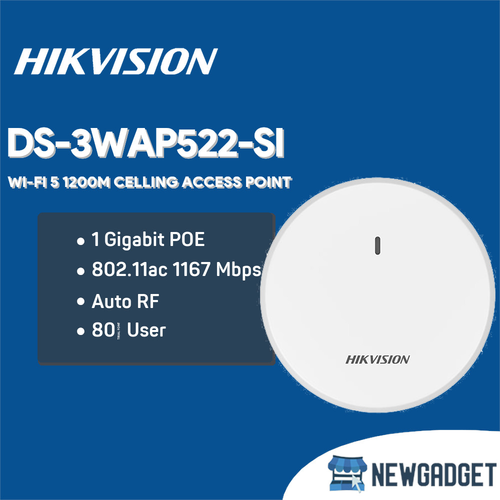 Jual HIKVISION DS-3WAP522-SI WIFI 5 1200M CELLING ACCESS POINT WI-FI ...