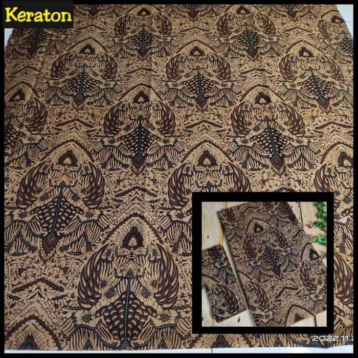 Jual Kain Batik Sogan Motif Keraton z1 | Shopee Indonesia
