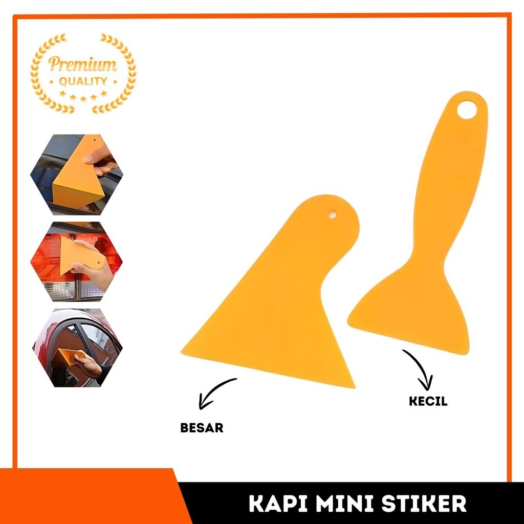 Jual Scraper Pemasang Sticker Kapi Pasang Stiker Kaca Film Kape Plastik ...