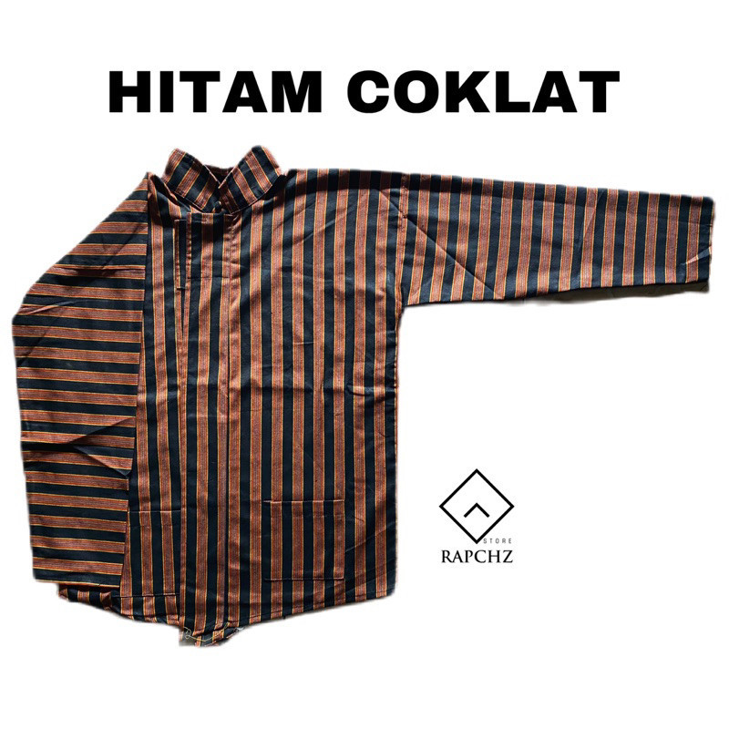 Jual LURIK Baju Surjan Lurik Pria Adat Ja Khas Solo Jogja /Baju Lurik ...