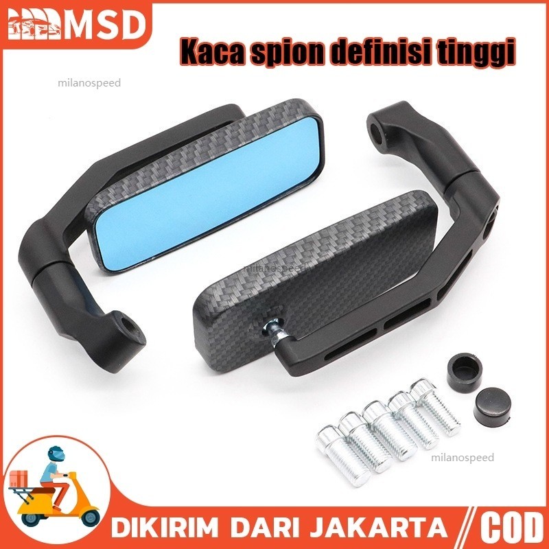 Jual 2pcs kaca spion motor sepeda Universal Semua Motor Spion circuit ...