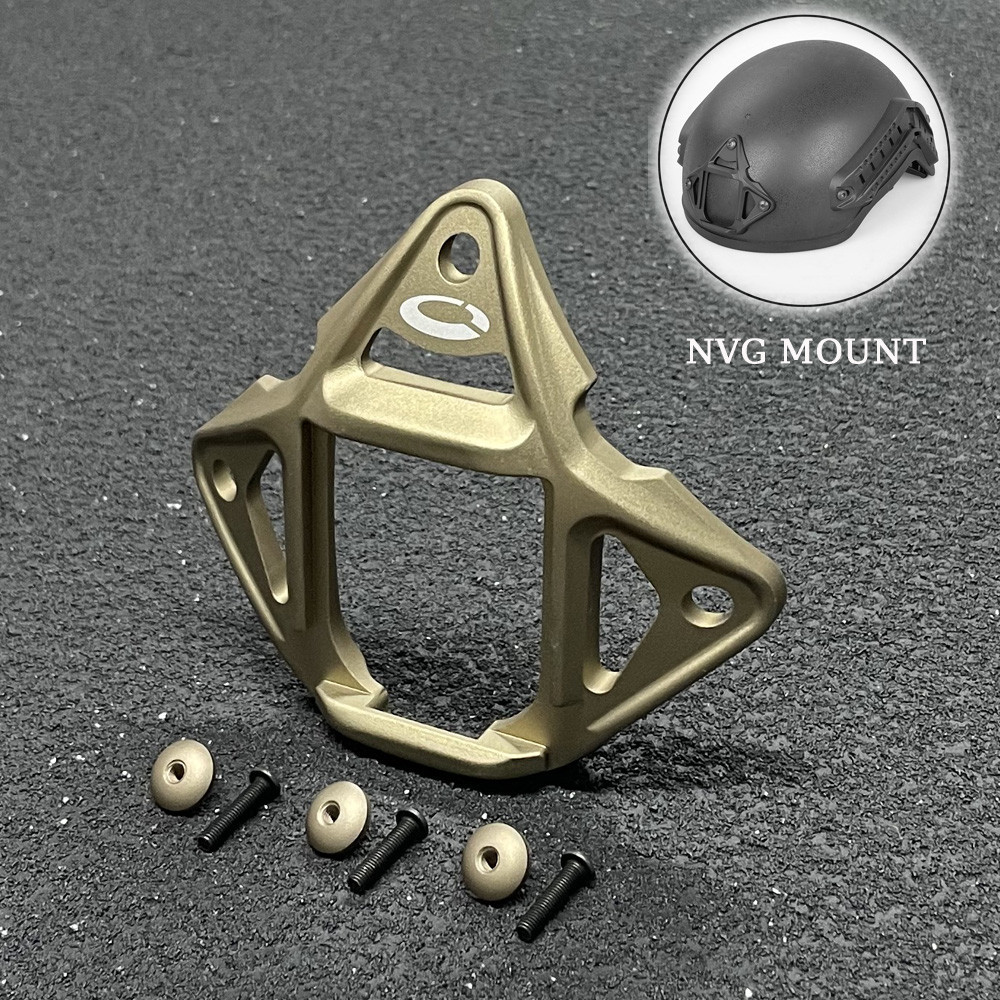 Jual Military Helmet Frame Mount NVG Shroud Adapter 3 Hole Skeleton ARC ...