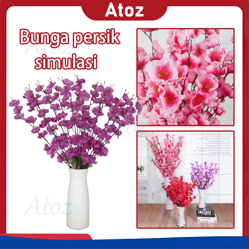 Jual BUNGA SAKURA JEPANG CABANG 7 ARTIFICIAL REALISTIS EFEK VISUAL ...