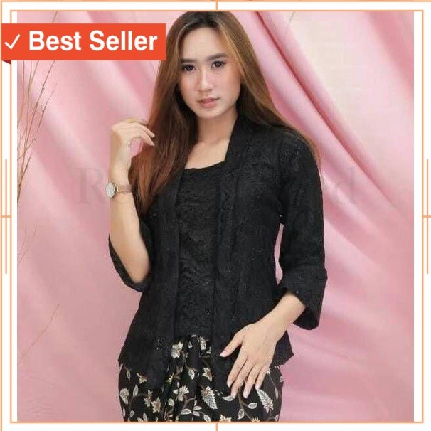Jual KEbaya Modern Masa Kini Style Keren Murah Premium / Atasan kebaya kutubaru brokat / kebaya ...