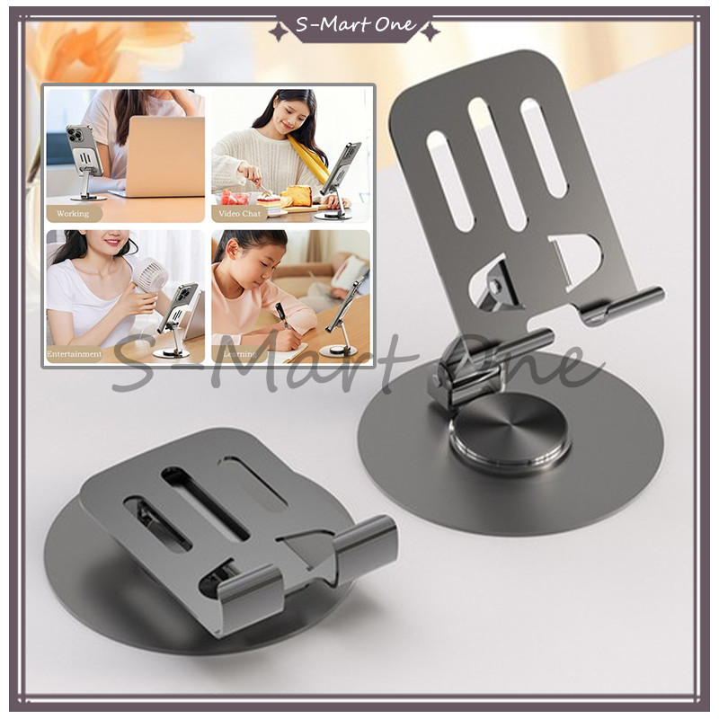 Jual SM Holder HP Holder Tablet Multifungsi Metal Rotasi 360 Dudukan ...