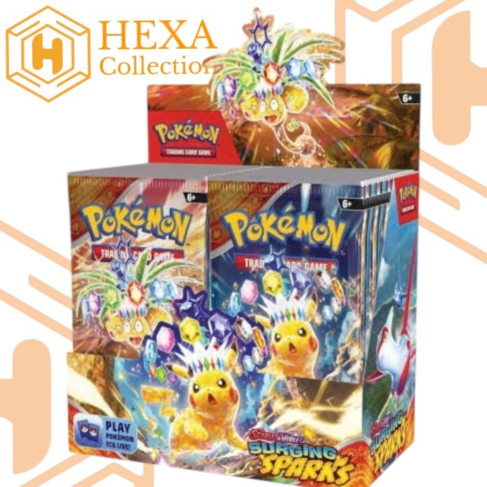 Jual Kartu Pokemon TCG Scarlet Violet Surging Spark English Booster Box | Shopee Indonesia