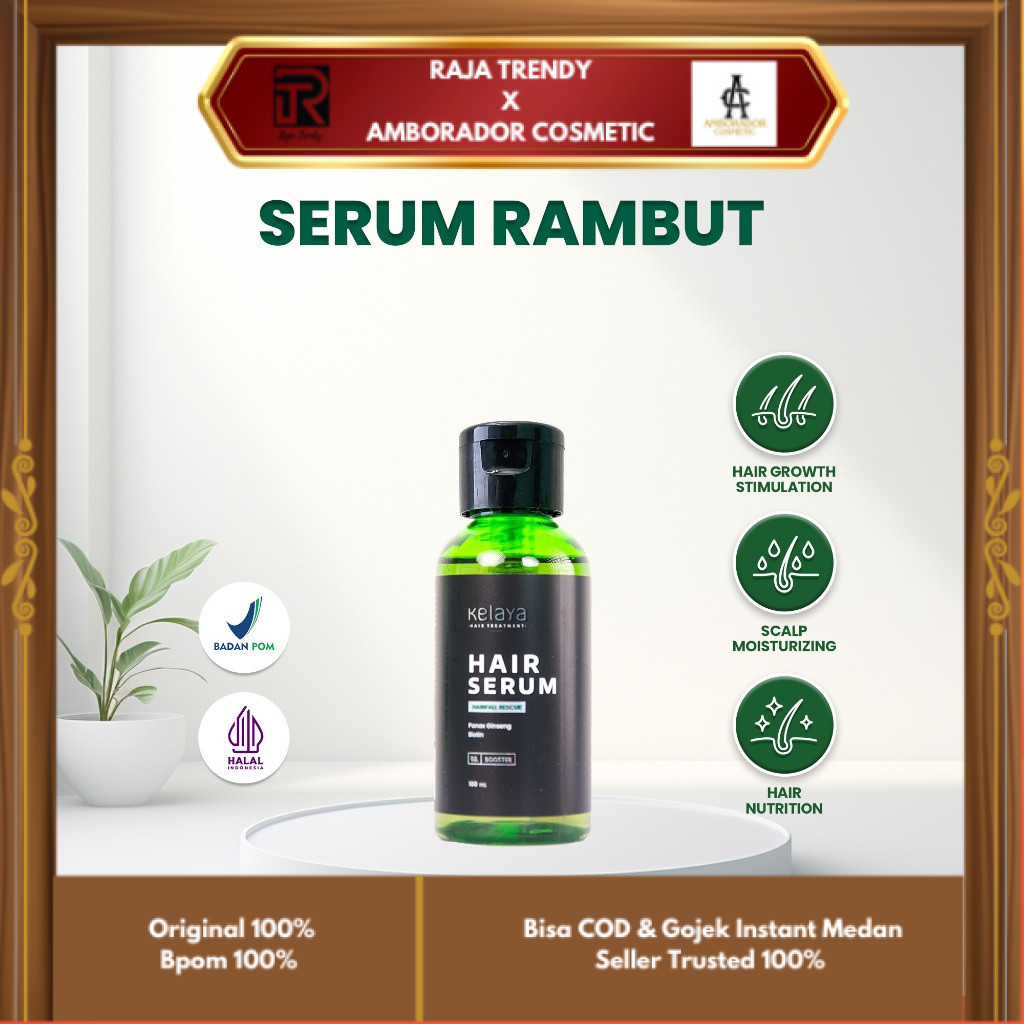 Jual Kelaya Serum Rambut 100ml Hair Treatment Hair Serum Serum Penumbuh ...