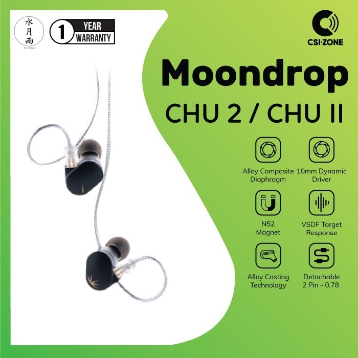 Jual Moondrop CHU2 in Ear Monitor Earphone /CHU 2 DSP IEM With Mic ...