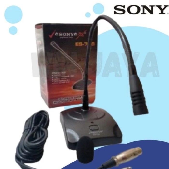 Jual BSM mic microfon microphone meja podium mimbar rapat soni sony meeting | Shopee Indonesia