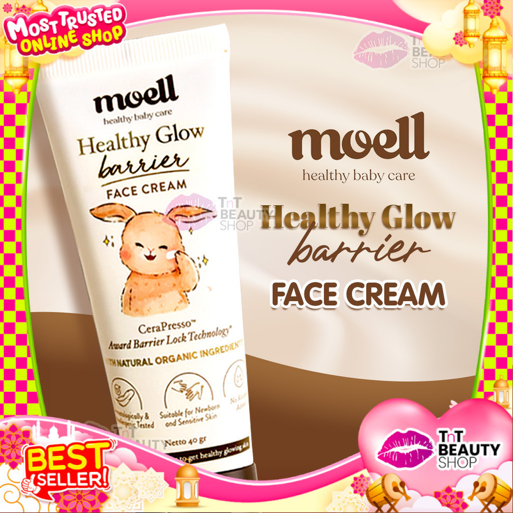 Jual Moell Face Cream 40gr Healthy Glow Barrier Face Cream - Pelembab ...