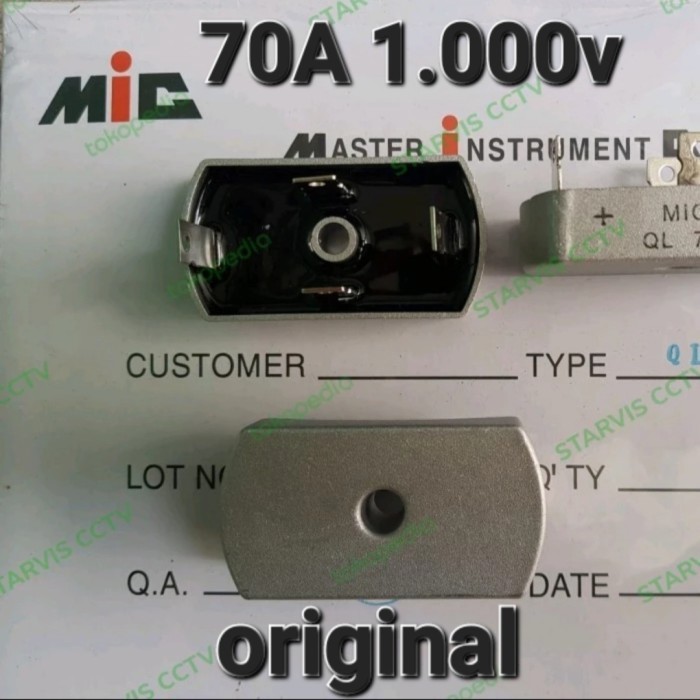 Jual BSM 75A dioda diode bridge jembatan meja segi 75a 75a - 70A 1.000v | Shopee Indonesia