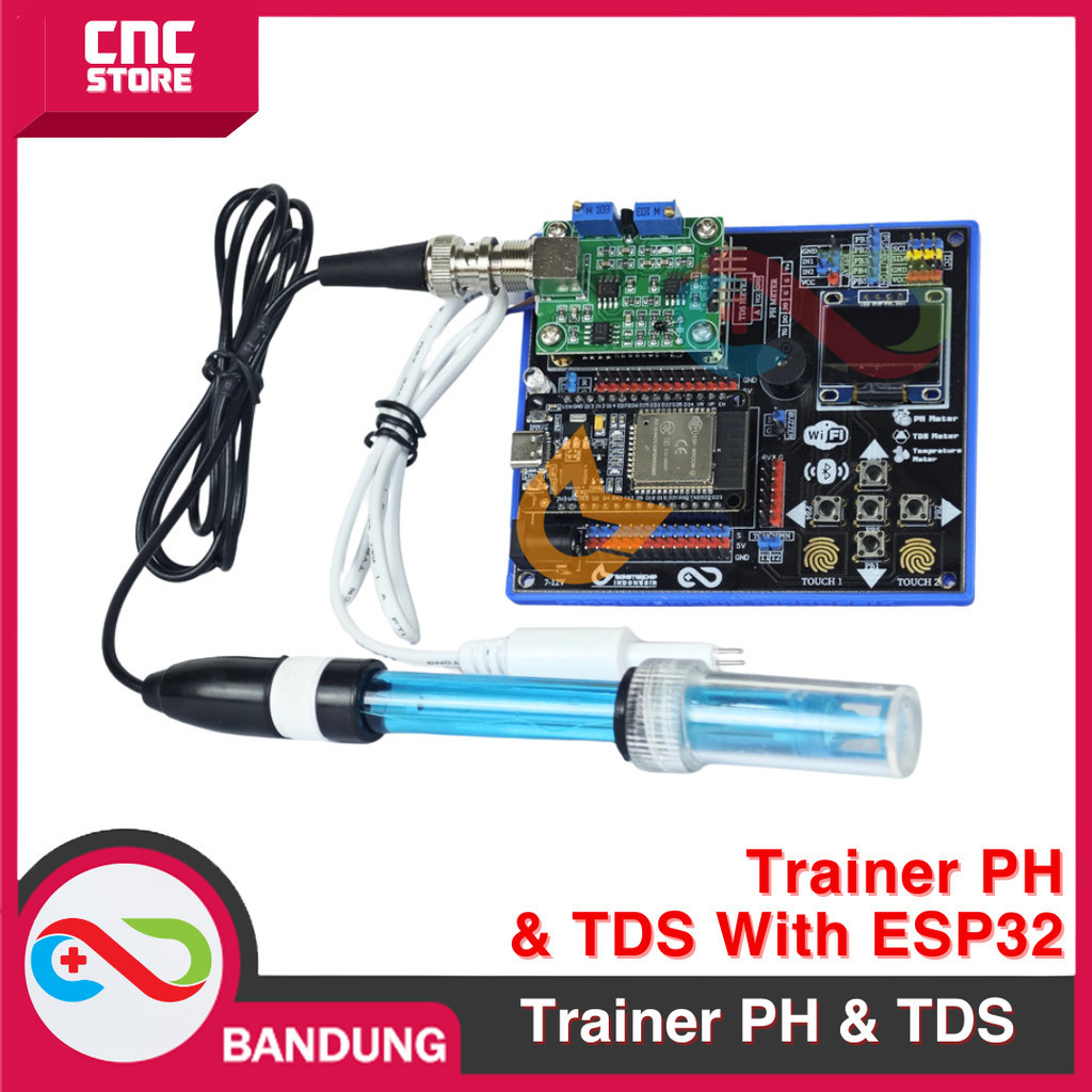 Jual TRAINER KIT PH METER TDS SENSOR ESP32 IOT MODULE DIY PROJECT ...