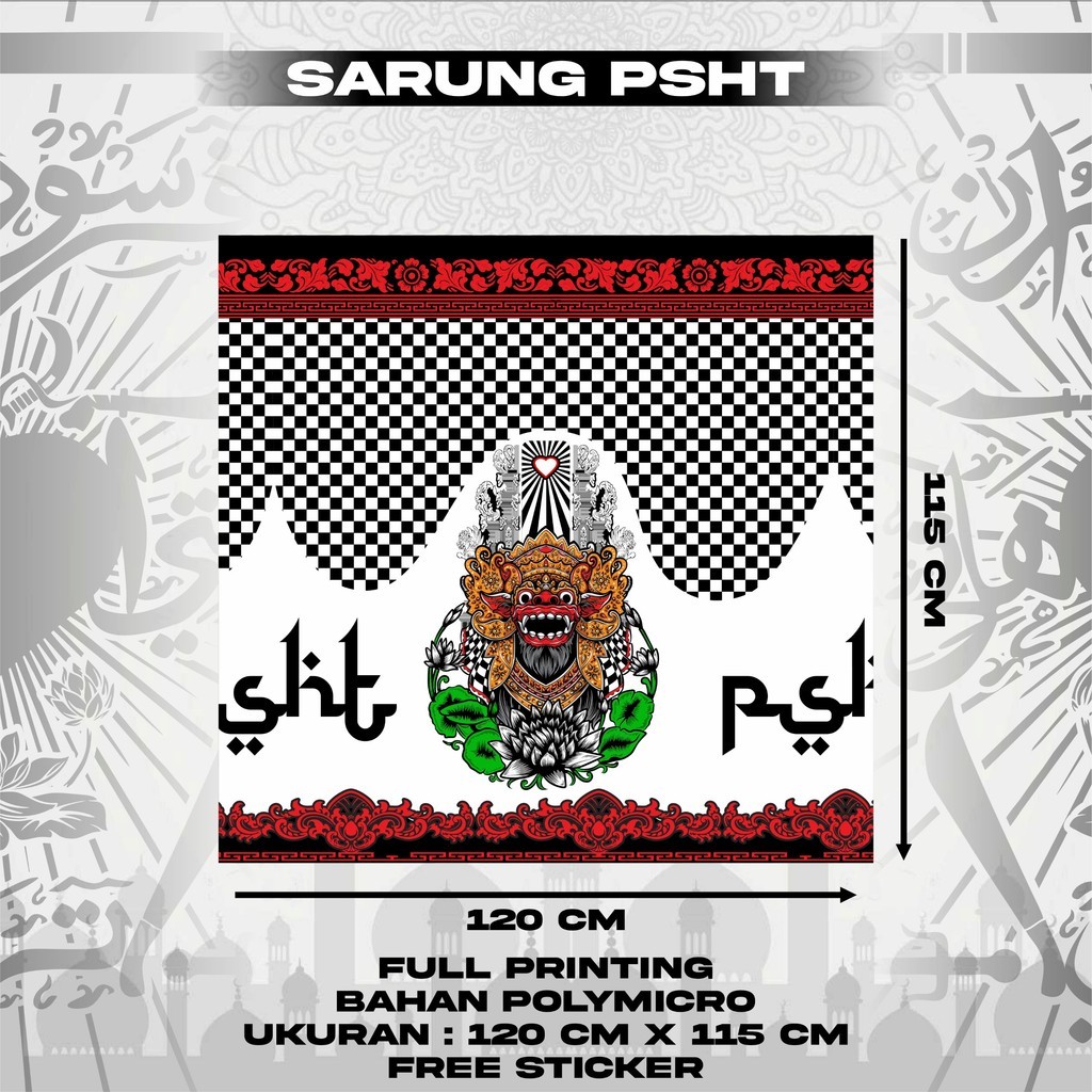 Jual Sarung Pria PSHT Motif Batik Full Printing Terbaru By Redbil ...