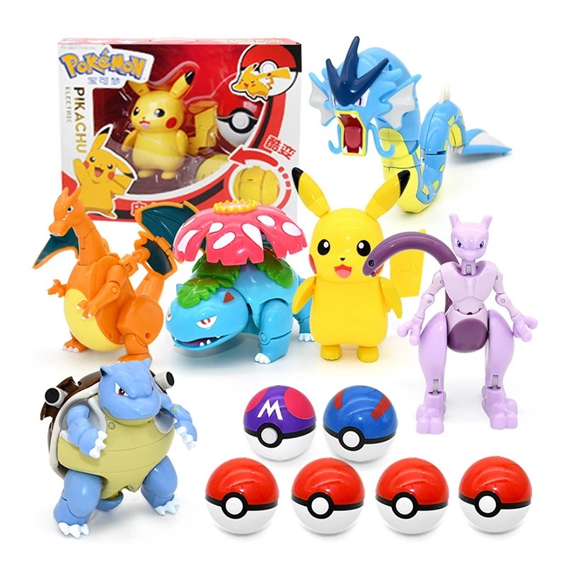 Jual Pokemon deformation ball transform Action Figure Gyarados ...