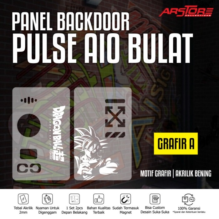 Jual Panel Backdoor Akrilik Pulse Aio Mini/Pro Grafir - multi jaya ...