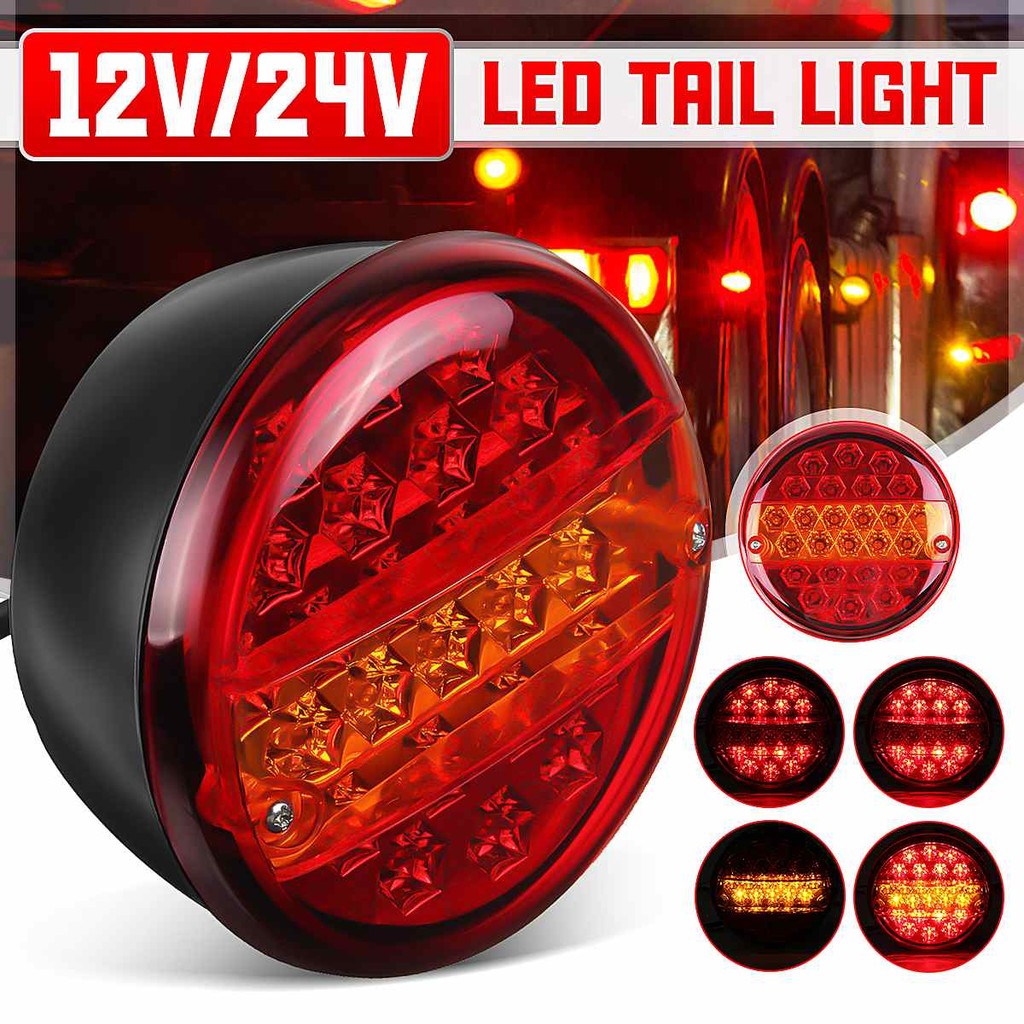 Jual 1pcs 25LED 12V 24V Universial Car Tail Light Rear Stop Indicator ...