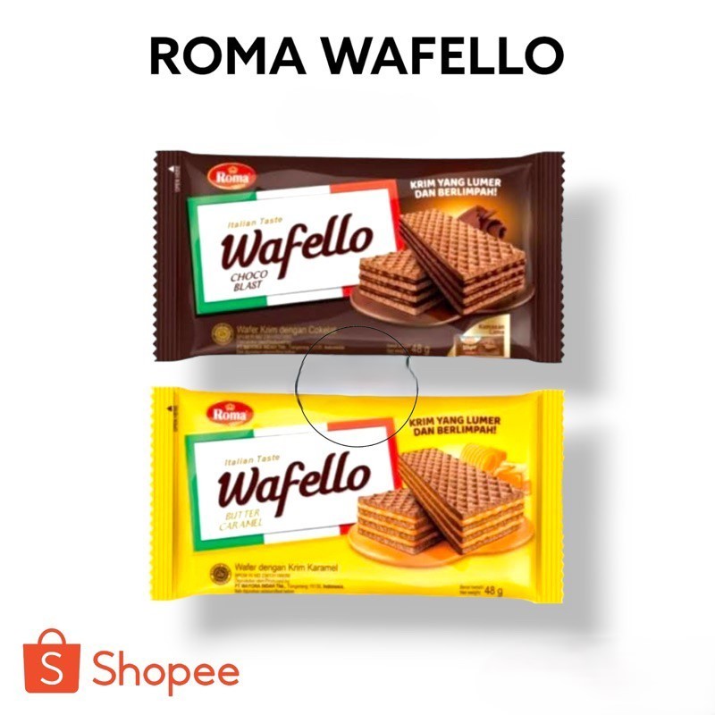 Jual WAFELO WAFELLO WAFER CHOCO BLAST 43 GRAM BUTTER CARAMEL COCONUT ...