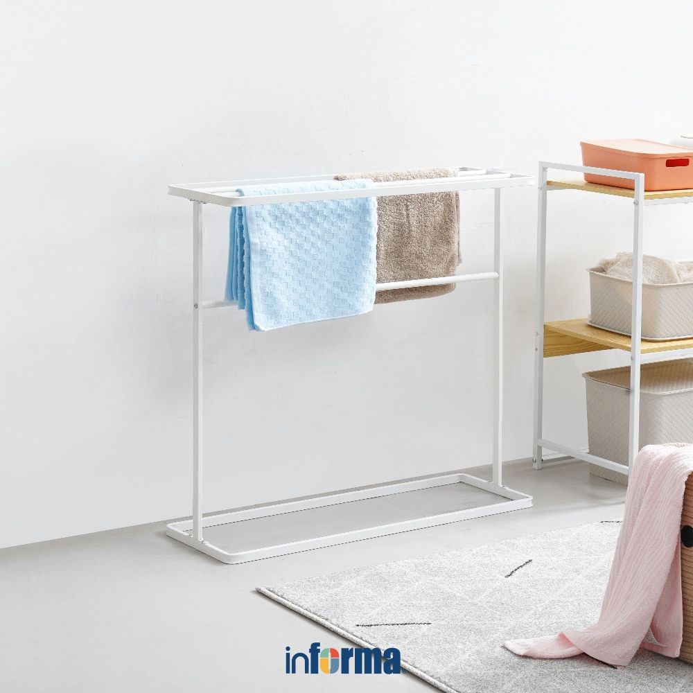 Jual Informa 75X26X80 cm Stanson Jemuran Handuk - Putih Tempat Jemur ...