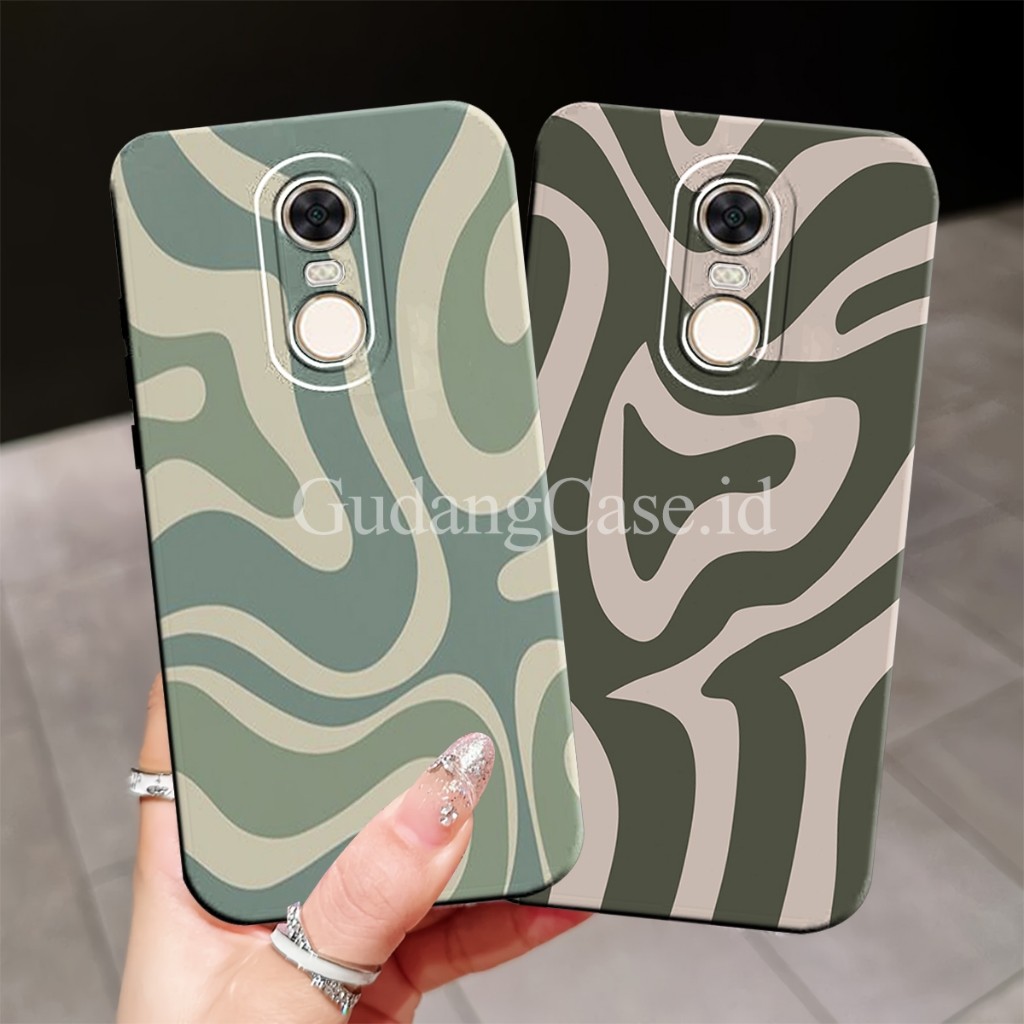 Jual Softcase Hp Redmi 5 Motif Gelombang Leopard Case Pelindung Camera ...