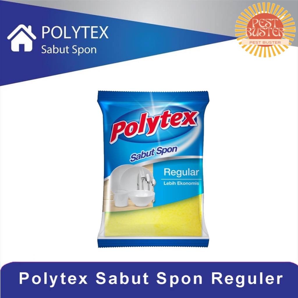 Jual Polytex sabut spon busa reguler ekonomis cuci piring Politex Sabut ...