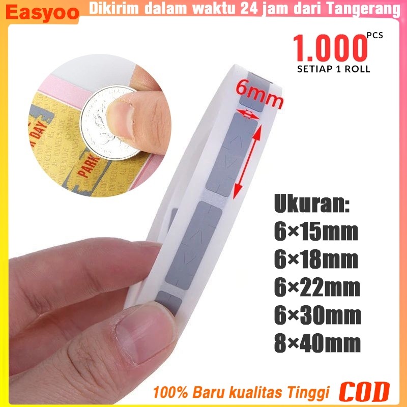 Jual 1000pcs Scratch Off Label Gosok Penutup Sticker Gosok Pin Label ...