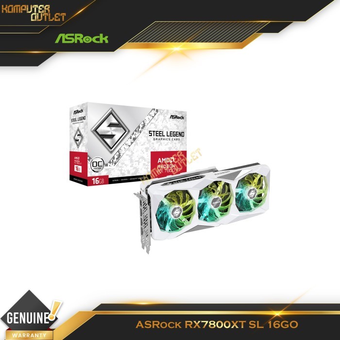 Jual AsRock Radeon RX 7800 XT Steel Legend 16GB GDDR6 256Bit VGA ...