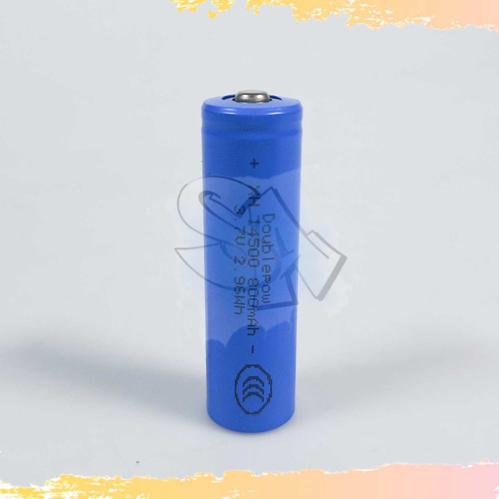 Jual Doublepow Baterai Rechargeable 14500 Li-Ion 3.7V 800mAh 1 PCS - SA ...