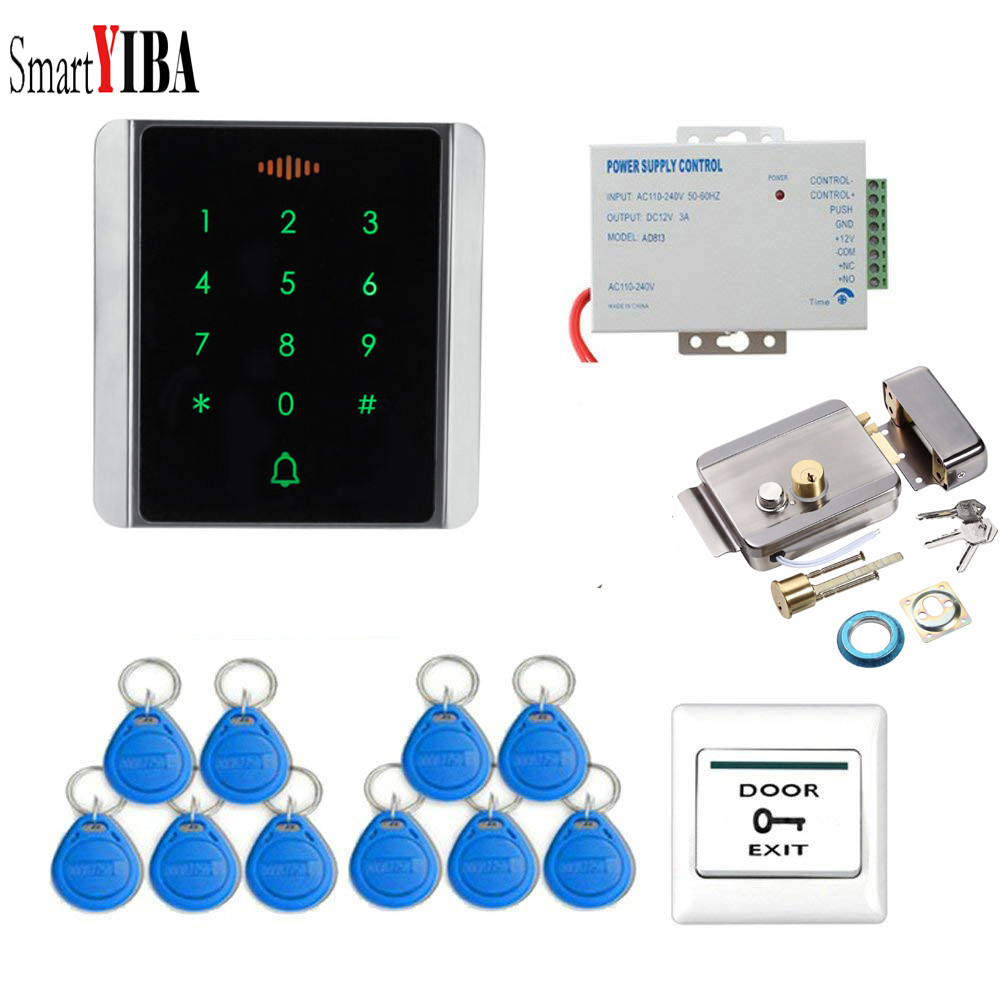 Jual Home Flat Security Door Lock Access Control Keyboad Password ID ...