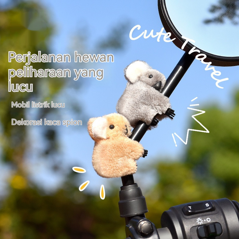 Jual Boneka Koala Hiasan Spion Motor / Dekorasi Kreatif / Cocok untuk ...