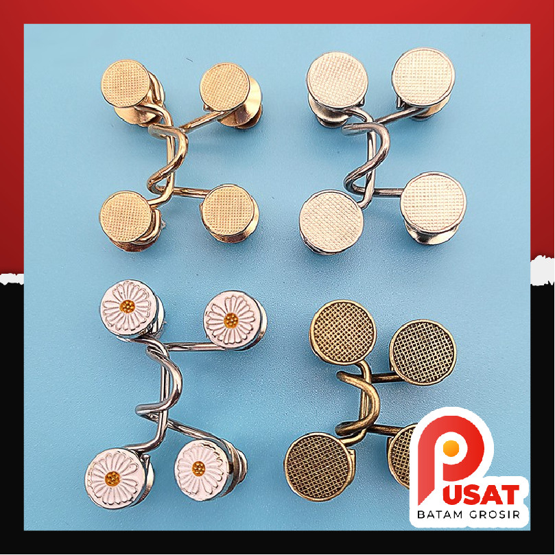 Jual Pusat Batam Grosir - 1155 Kancing Jeans Logam / Kait Pengecil ...