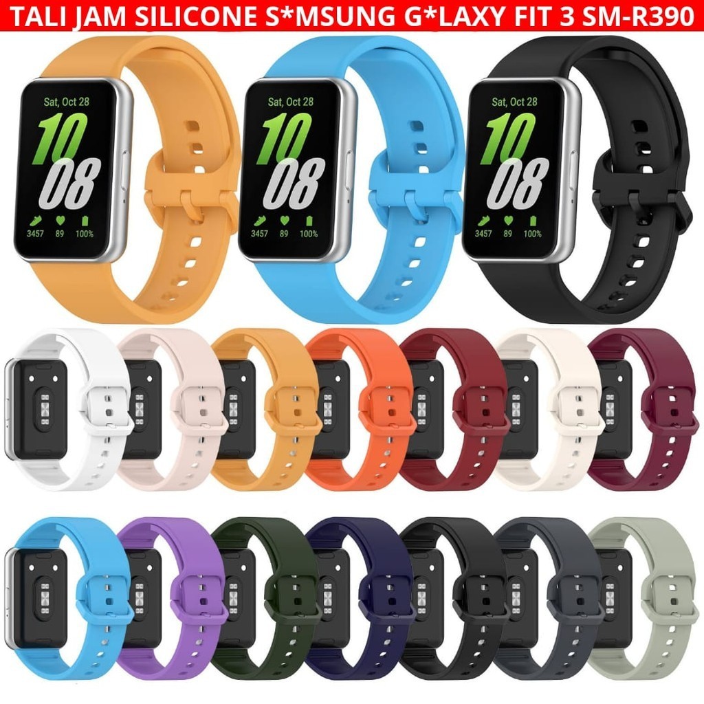 Jual Tali Jam Samsung Galaxy Fit 3 SM R390 FIT3 Strap Band Silicone ...