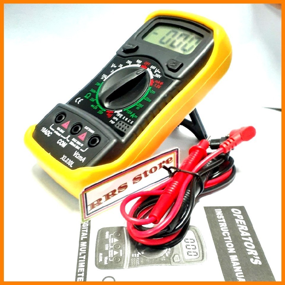 Jual MULTIMETER AVOMETER MULTITESTER DIGITAL XL830L LAYAR BESAR Mini ...